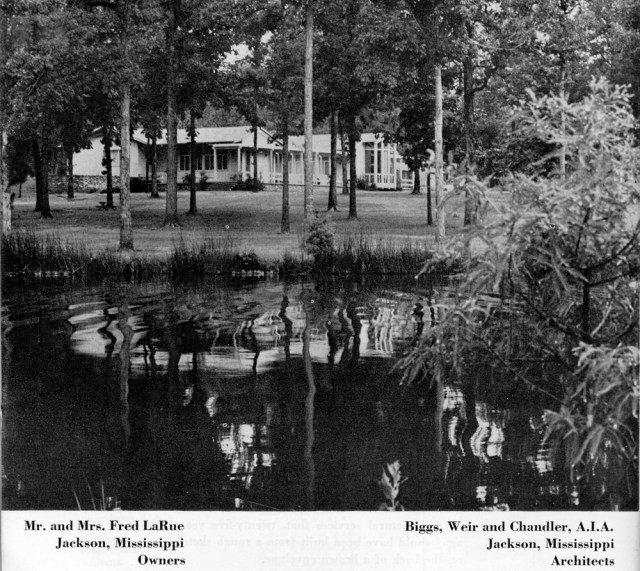 Mississippi Architect, Nov. 1963: LaRue Residence, Jackson ...