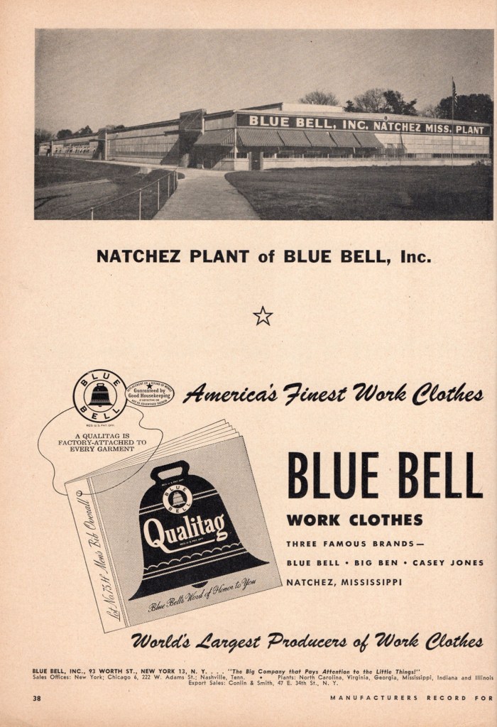 Industrial Mississippi: Blue Bell, Natchez and Belmont – Preservation ...
