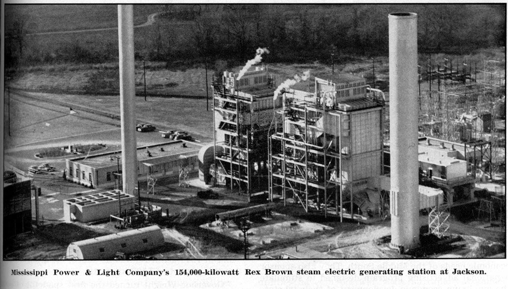 Industrial Mississippi: Rex Brown Generating Station, Jackson ...