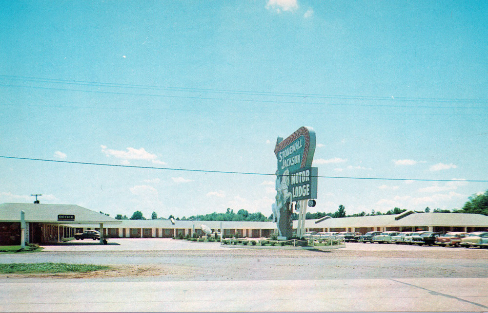 Mid-Century Mississippi: Stonewall Jackson Motel, Jackson ...