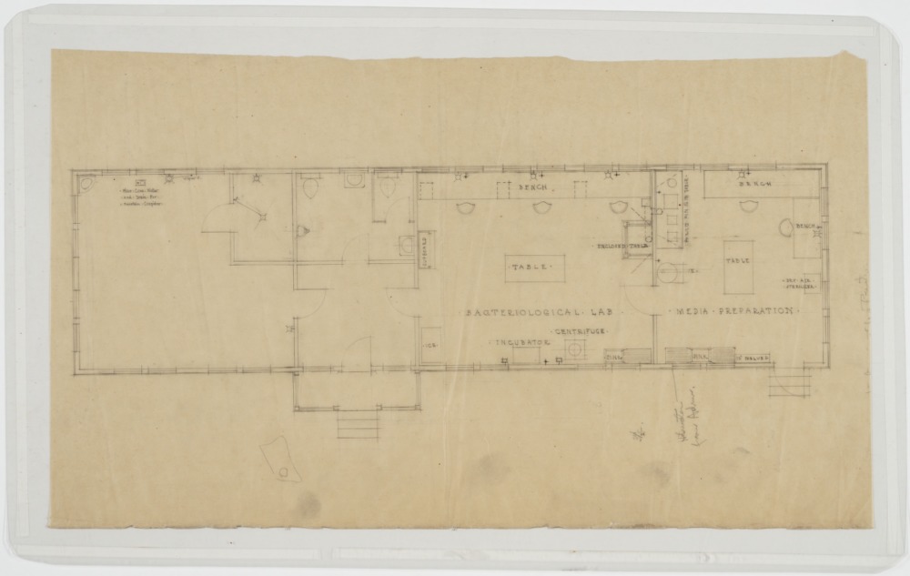 Floor plan. Martin Evans Boyer Papers, 1910-1993 (UNCC MC00094), J ...
