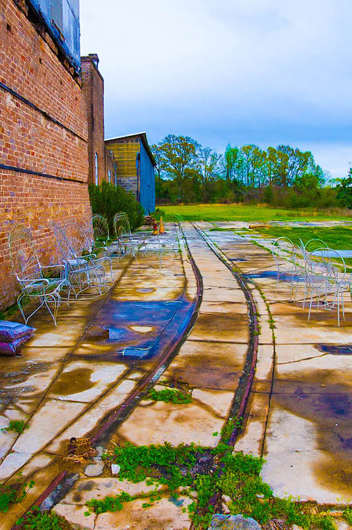 patio on the train tracks color – Preservation in Mississippi